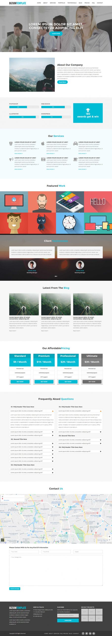 Free Computer Store Website Template - Free Website Templates, HTML5 ...