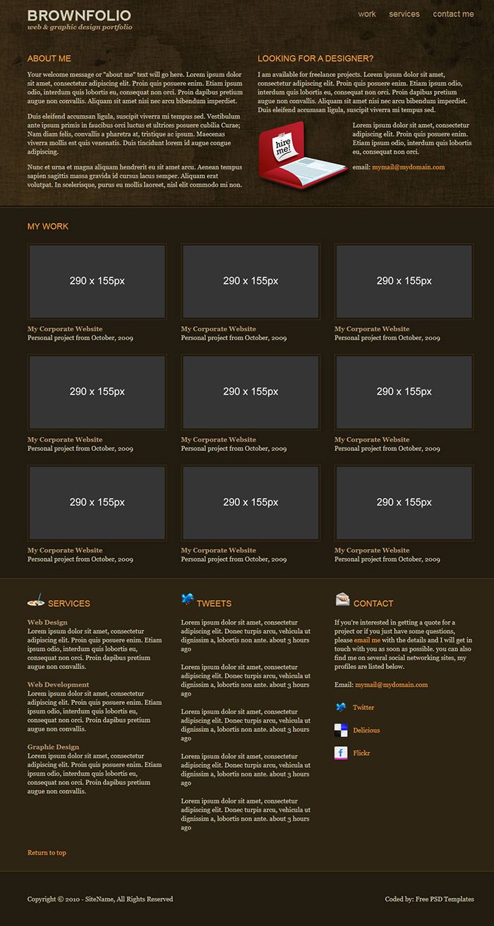 Free Logo Design Website Template - Free Website Templates, HTML5 & CSS ...