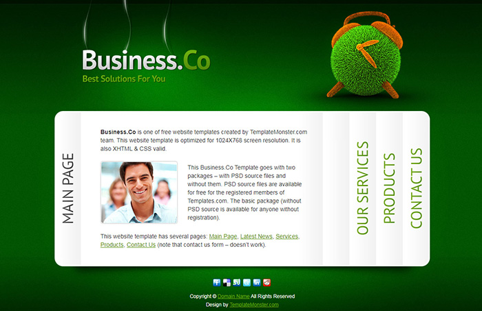 Free Boss Website Template - Free Website Templates, HTML5 & CSS ...