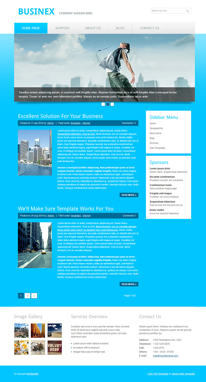 Free Classic European Cuisine Website Template - Free Website Templates ...