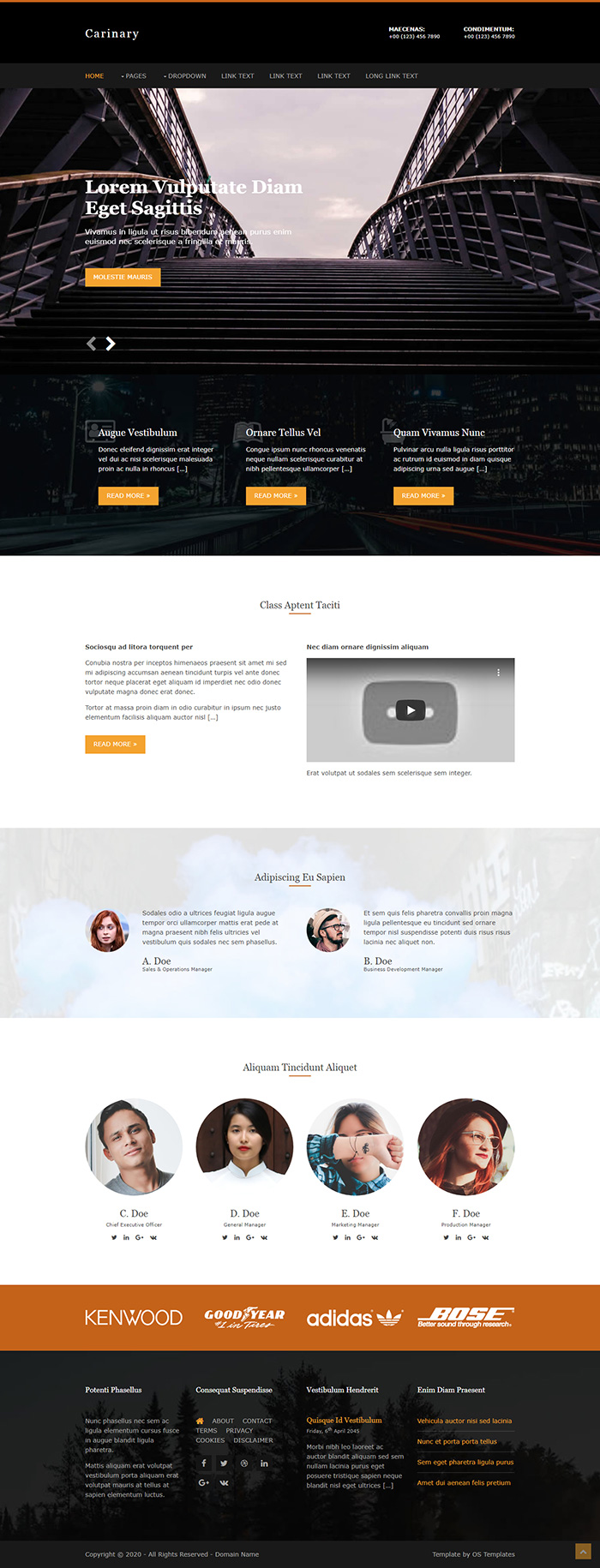 Free Sigma Website Template - Free Website Templates, HTML5 & CSS ...