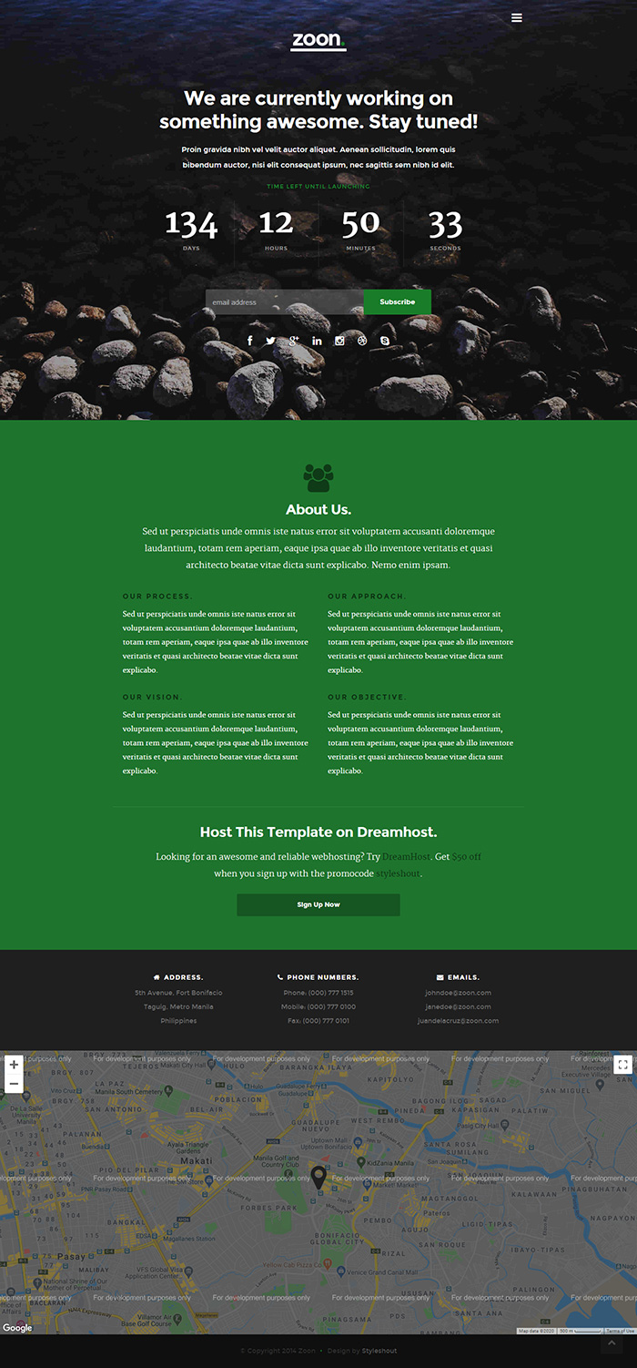 Free Simple Website Template - Free Website Templates, HTML5 & CSS ...