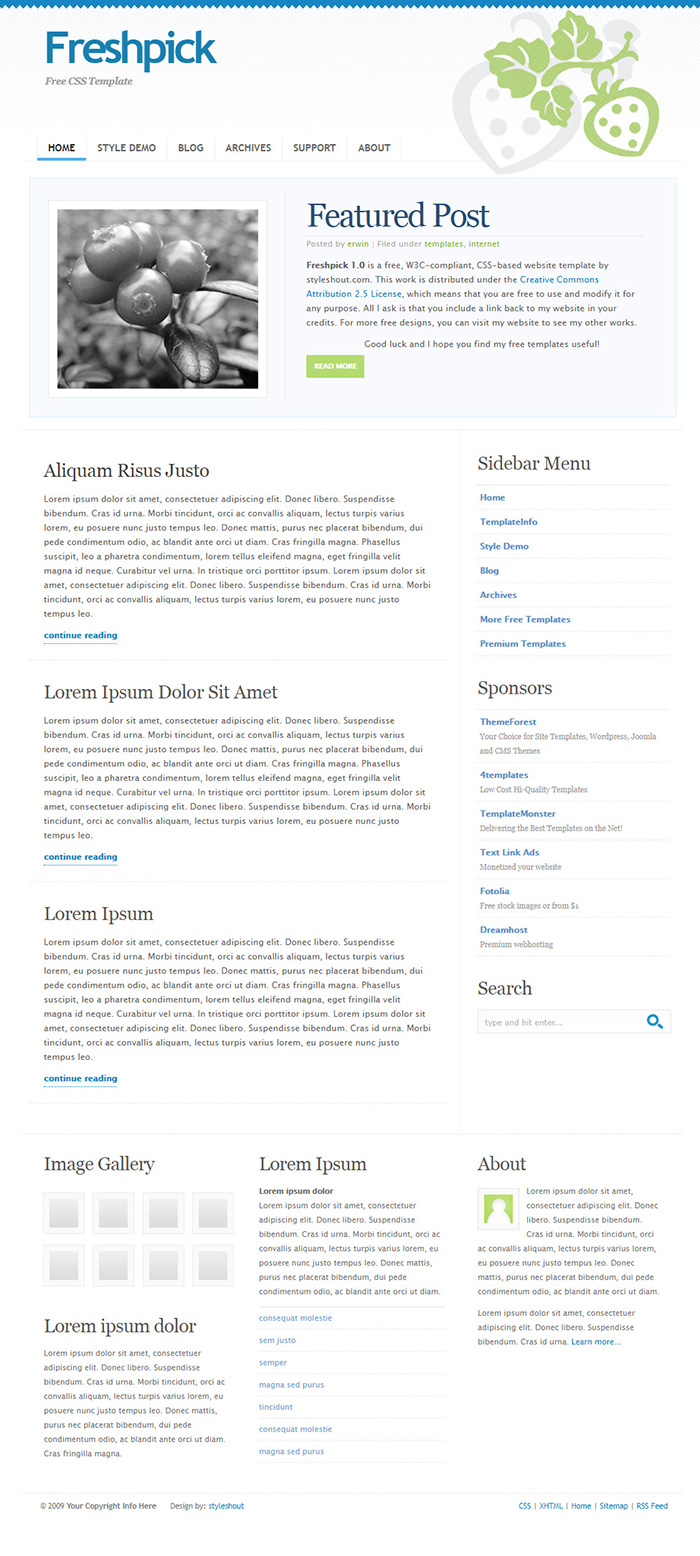 Free Focus Website Template - Free Website Templates, HTML5 & CSS ...