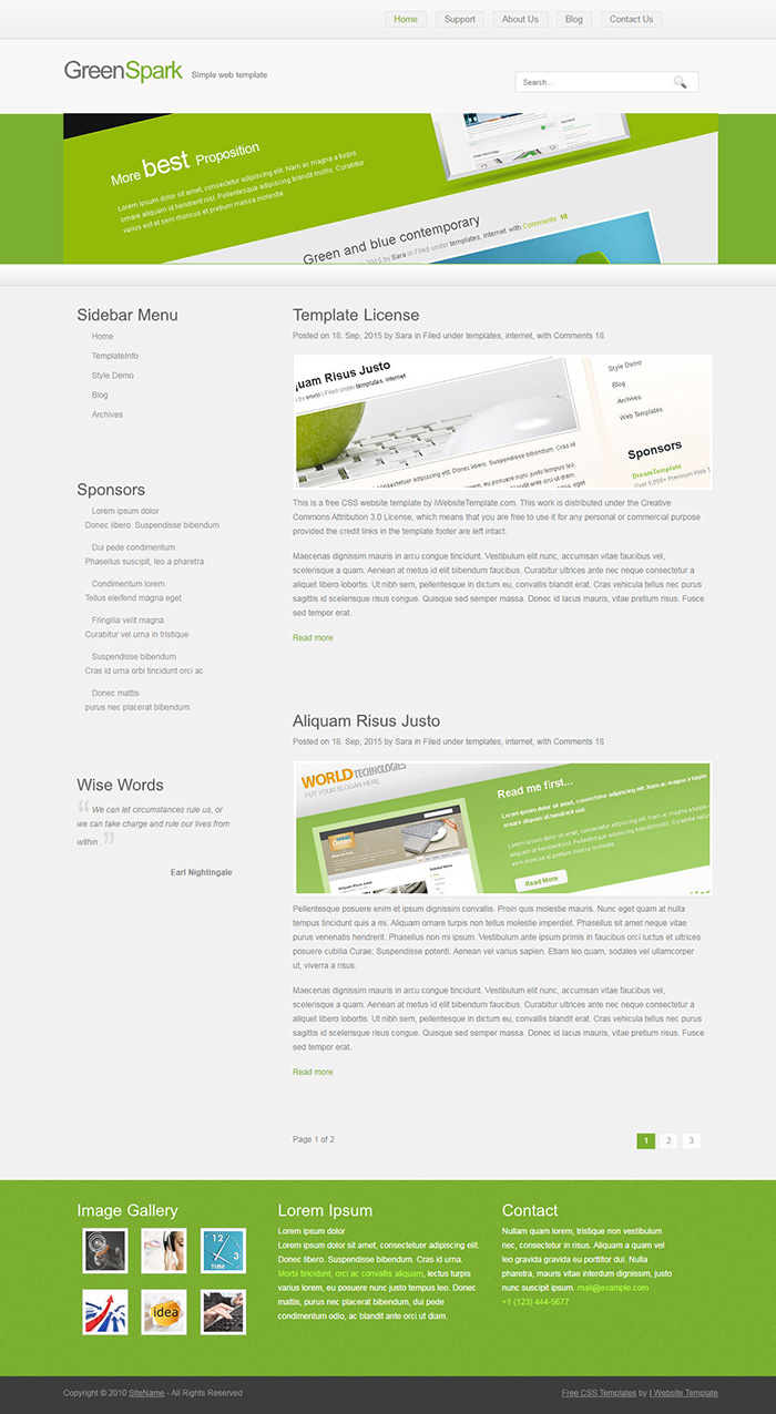 Free Newline Website Template - Free Website Templates, HTML5 & CSS ...