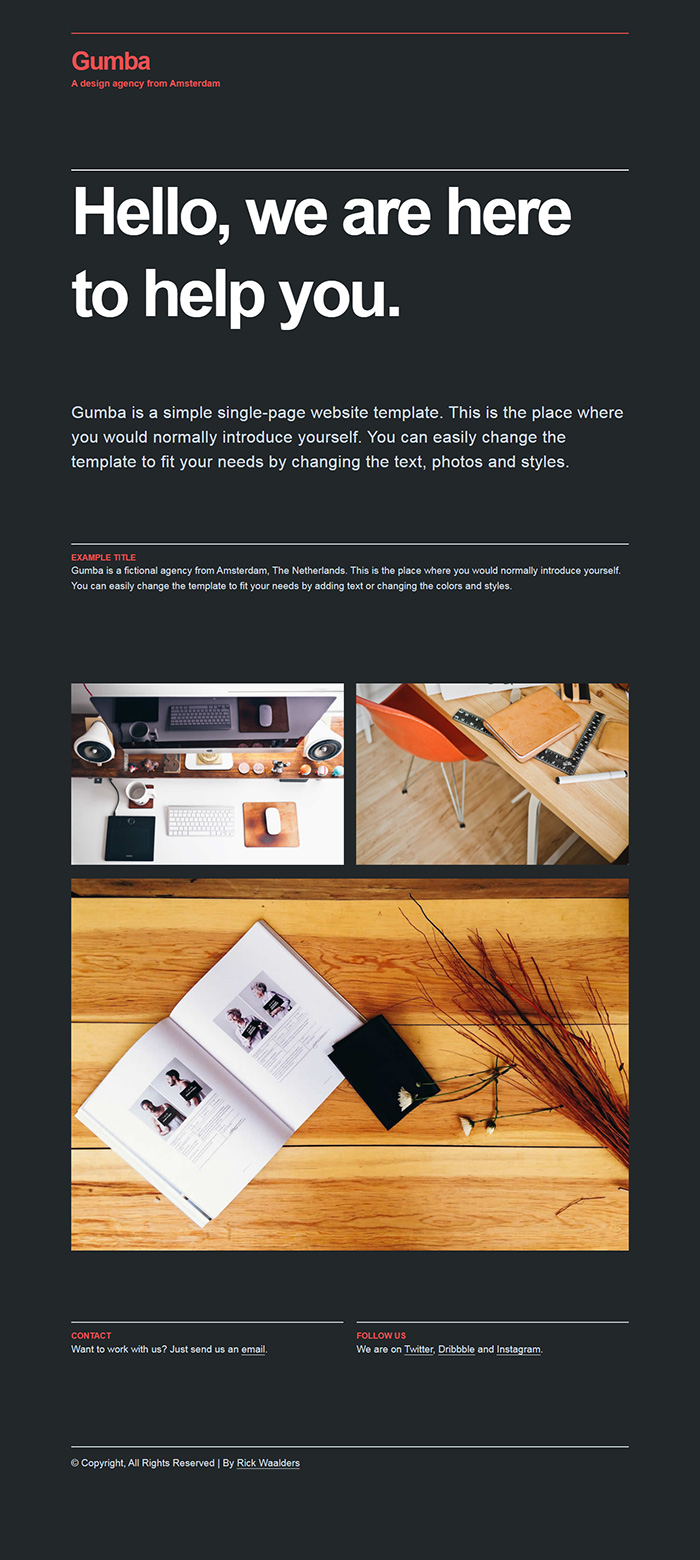 Free Conquer Website Template - Free Website Templates, HTML5 & CSS ...