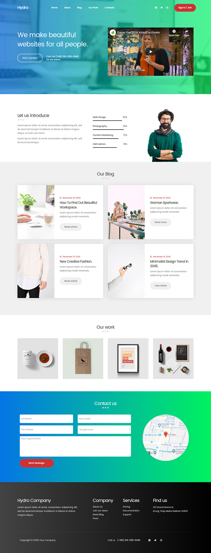 Free Hydro Website Template - Free Website Templates, HTML5 & CSS ... Free Hydro Website Template - Free Website Templates, HTML5 & CSS ...