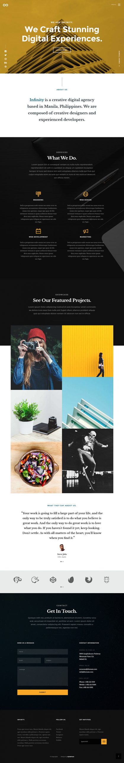 Free Eigen Website Template - Free Website Templates, HTML5 & CSS ...