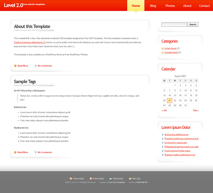 Free Talium Website Template - Free Website Templates, HTML5 & CSS ...