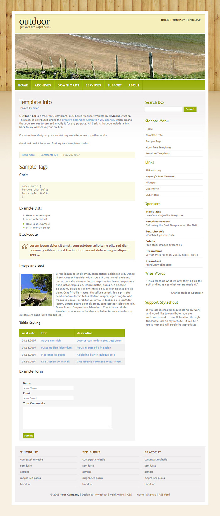 Free Portfolio Website Template - Free Website Templates, HTML5 & CSS ...