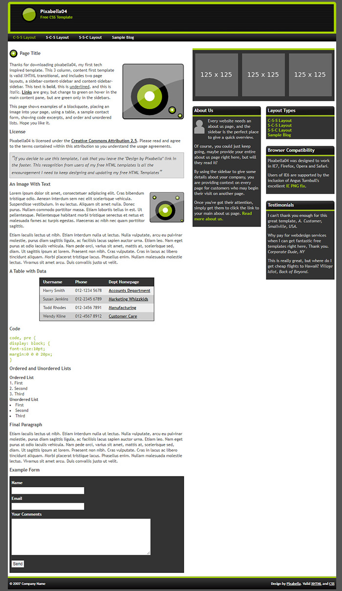 Free Move Website Template - Free Website Templates, HTML5 & CSS ...