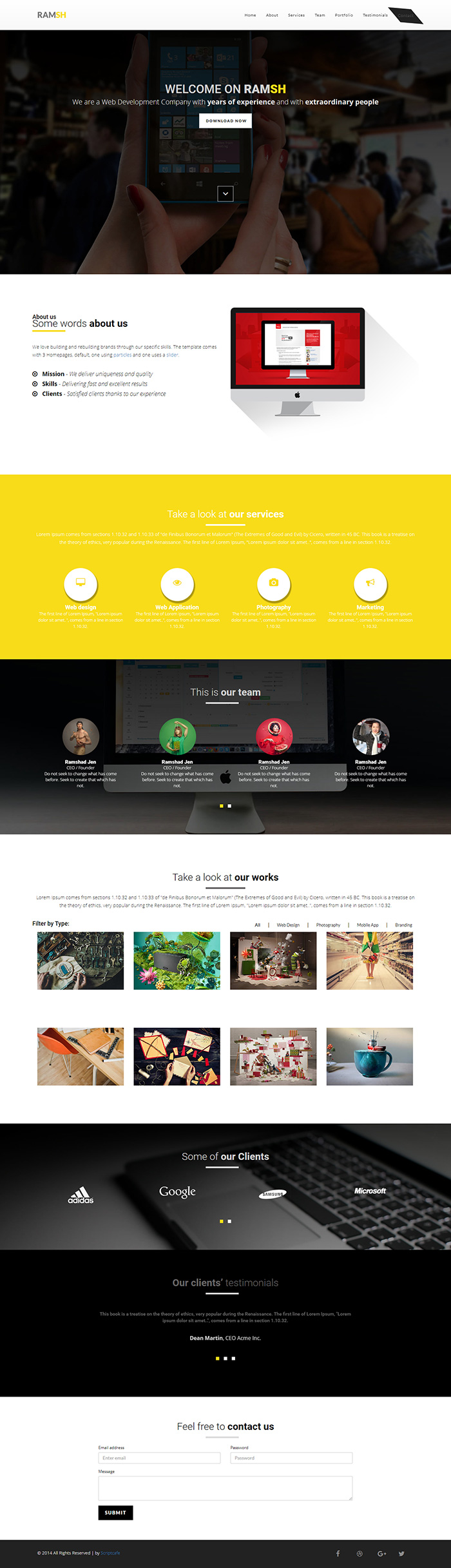 Free Fashionline Website Template - Free Website Templates, HTML5 & CSS ...