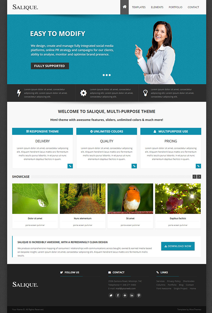 Free LINUJI Website Template - Free Website Templates, HTML5 & CSS ...