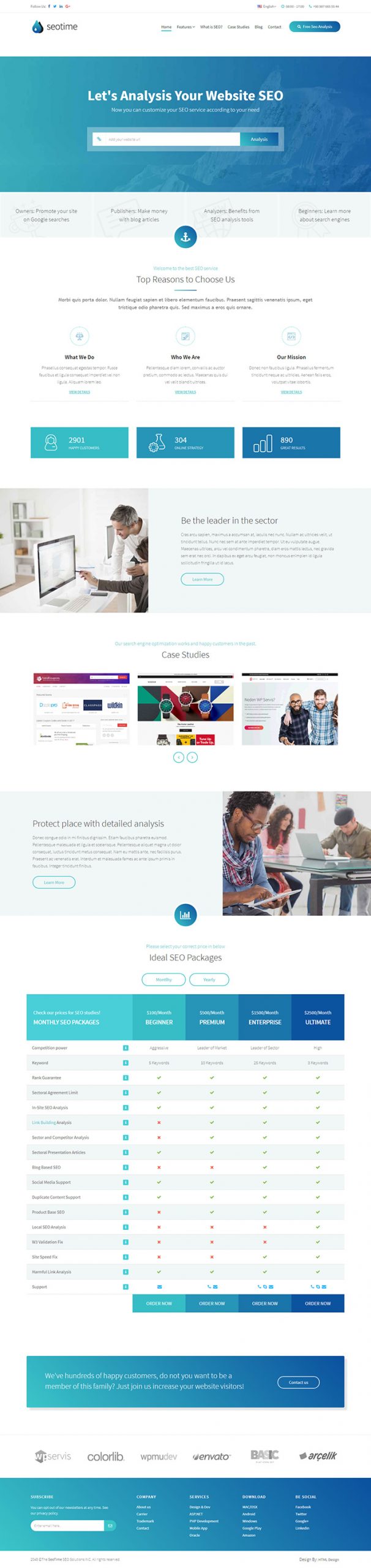 Free Seotime Website Template Free Website Templates Html5 And Css Templates And Open Source