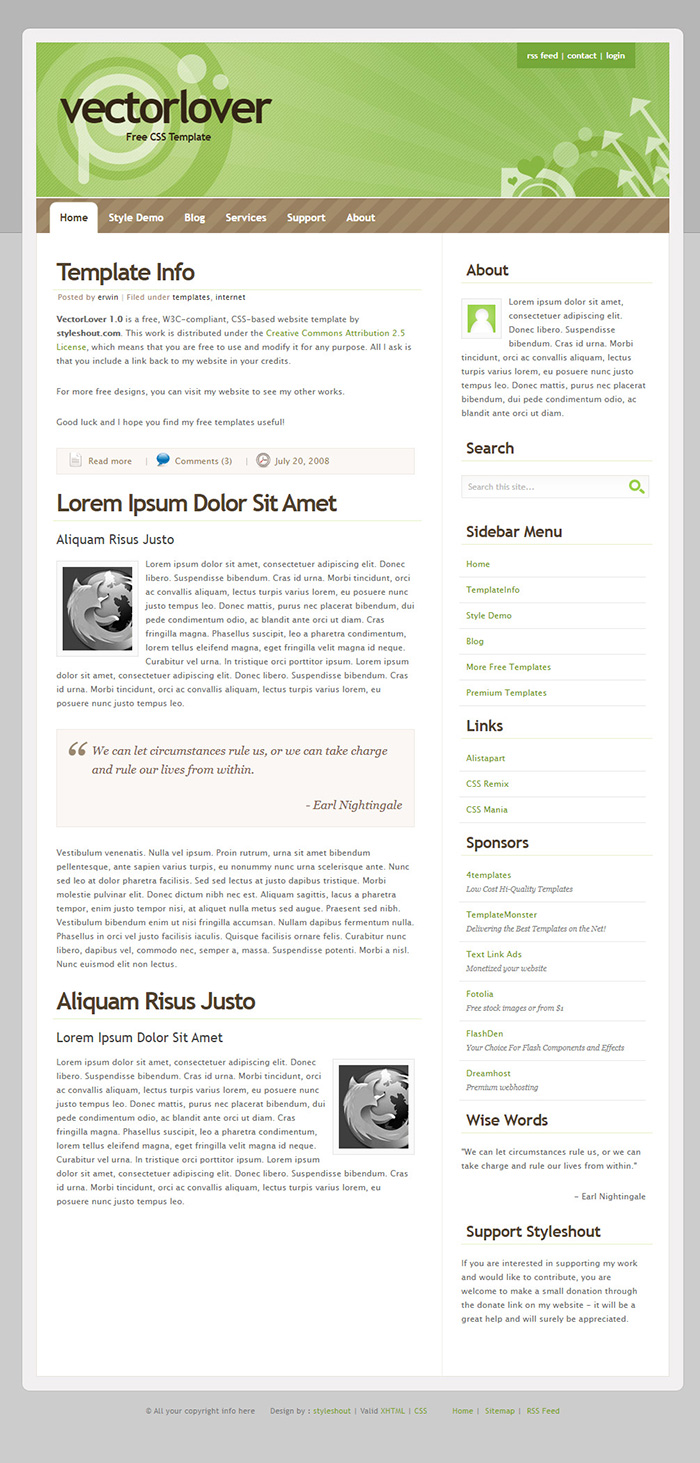 Free Liquid Gem Website Template - Free Website Templates, HTML5 & CSS ...