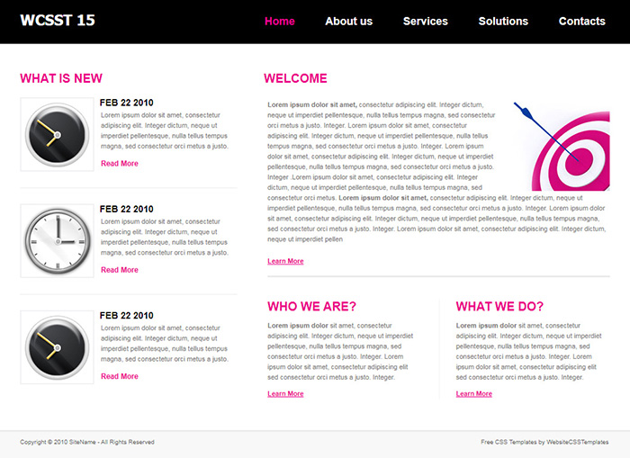 Free Wcsst 15 Website Template Free Website Templates Html5 And Css Templates And Open Source