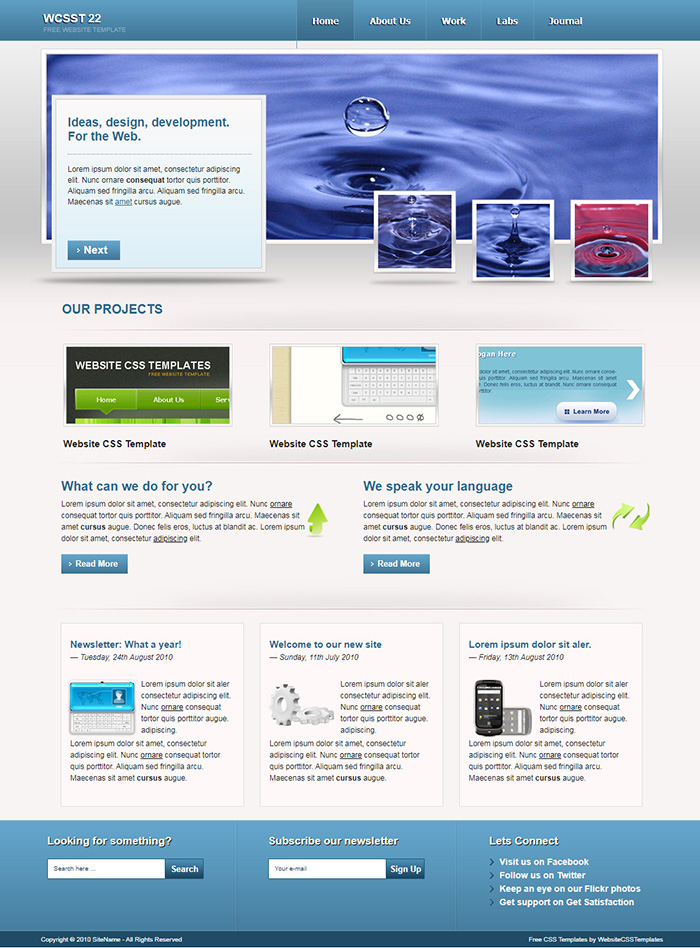 Free WCSST 22 Website Template - Free Website Templates, HTML5 & CSS ... Free WCSST 22 Website Template - Free Website Templates, HTML5 & CSS ...