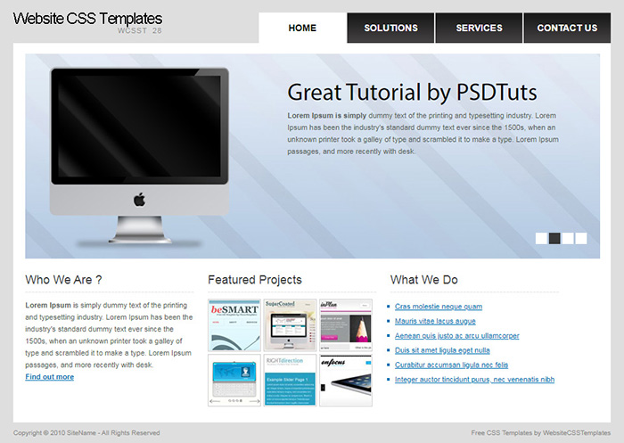 Free WCSST 28 Website Template - Free Website Templates, HTML5 & CSS ...