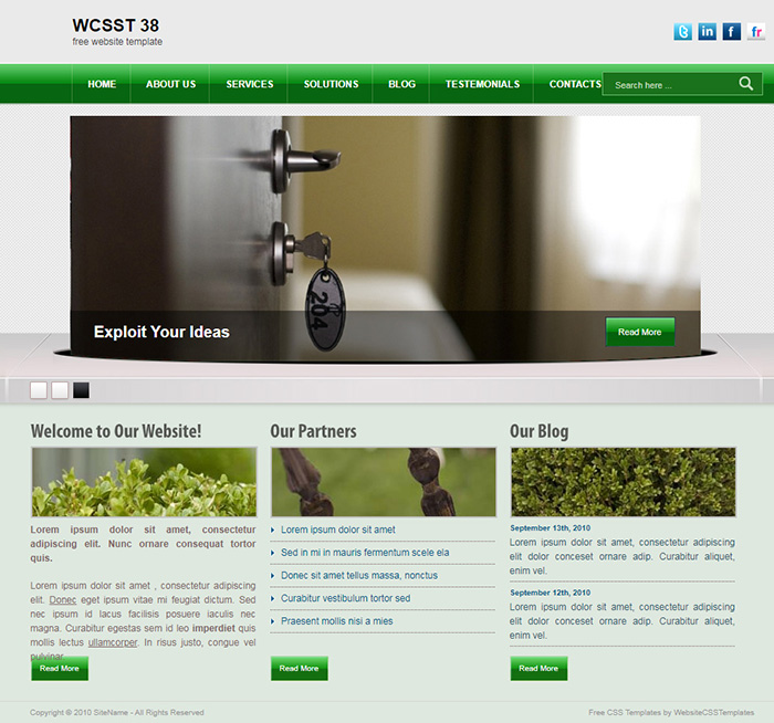Free WCSST 38 Website Template - Free Website Templates, HTML5 & CSS ... Free WCSST 38 Website Template - Free Website Templates, HTML5 & CSS ...