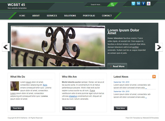 Free WCSST 45 Website Template - Free Website Templates, HTML5 & CSS ... Free WCSST 45 Website Template - Free Website Templates, HTML5 & CSS ...